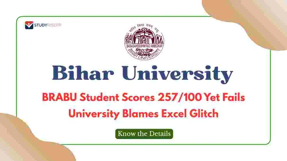 Bihar University: BRABU Student Scores 257/100 Yet Fails; University ...