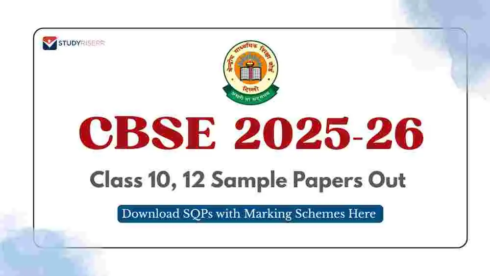 CBSE 2025-26 Sample Papers Class 10, 12 Out @cbseacademic.nic.in; Download SQPs with Marking ...